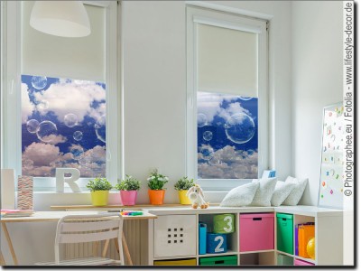 Selbstklebende Glasfotos zur Dekoration von Fenstern
